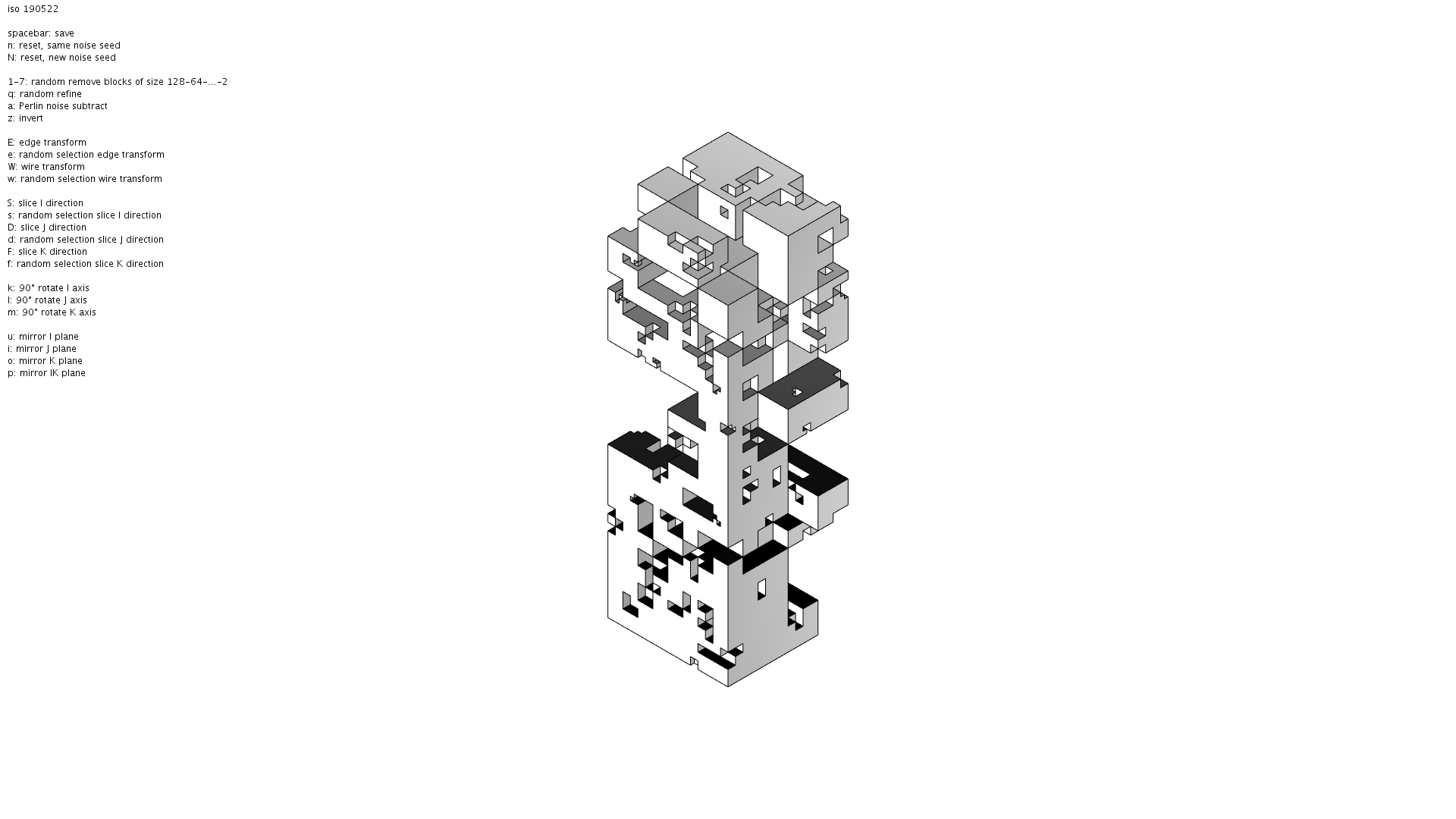 GitHub - wblut/isogrid: Processing code to generate isometric line ...